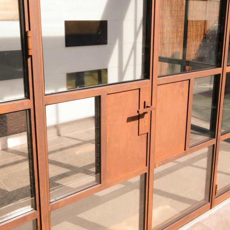 Stylish Corten Steel Window Frame Ideas